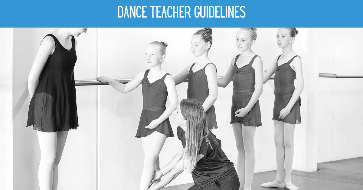 Dance Teacher Guidelines - Peninsula School of Dance
